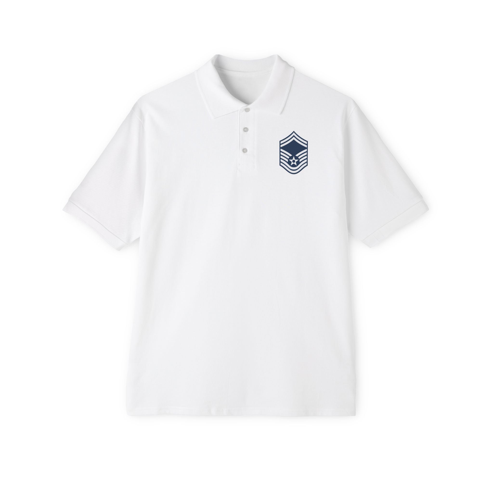 USAF Senior Master Sergeant E8 Polo Shirt | Air Force Stickers Plus