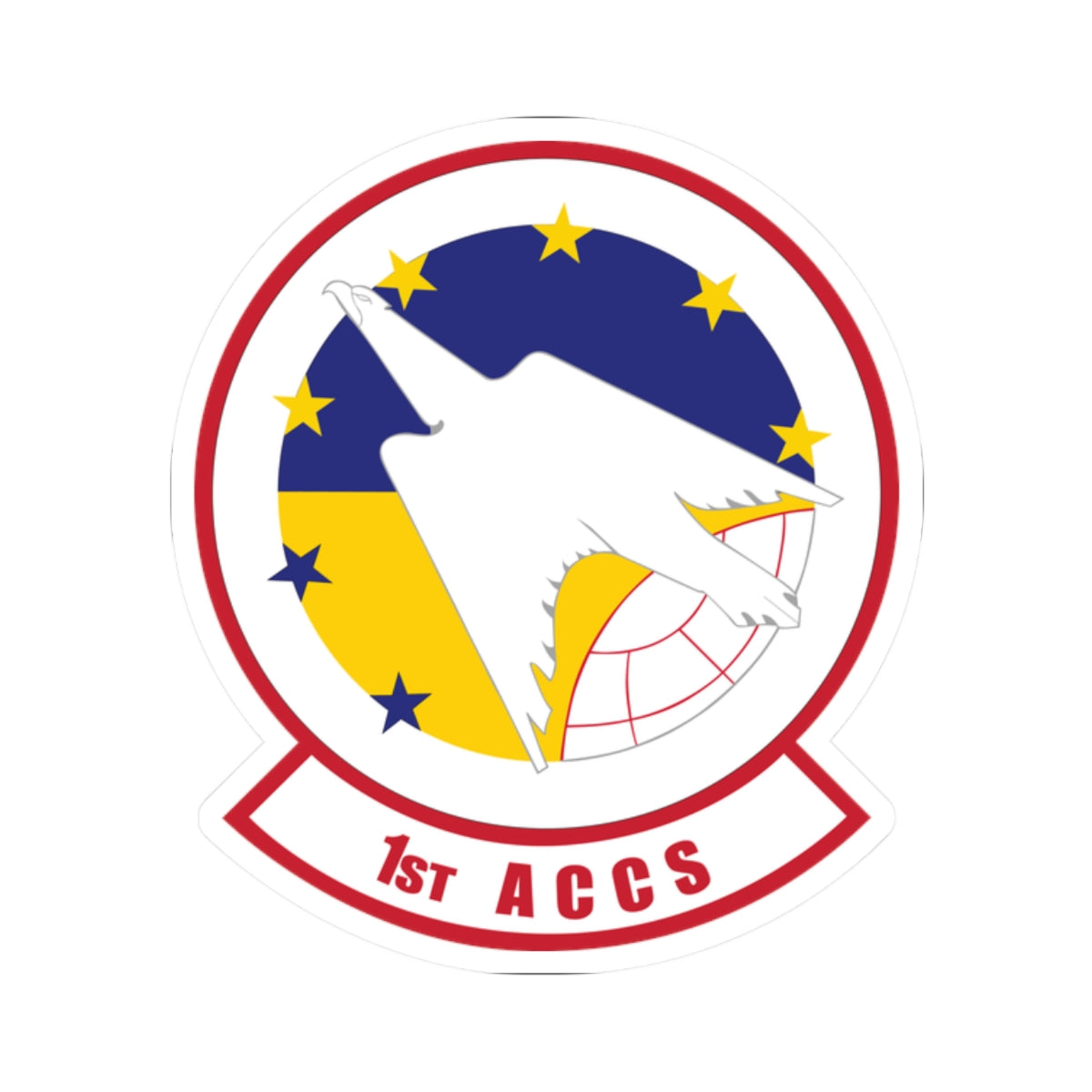 1st ACCS Kiss-Cut Stickers | Air Force Command Control Squadron Decals ...