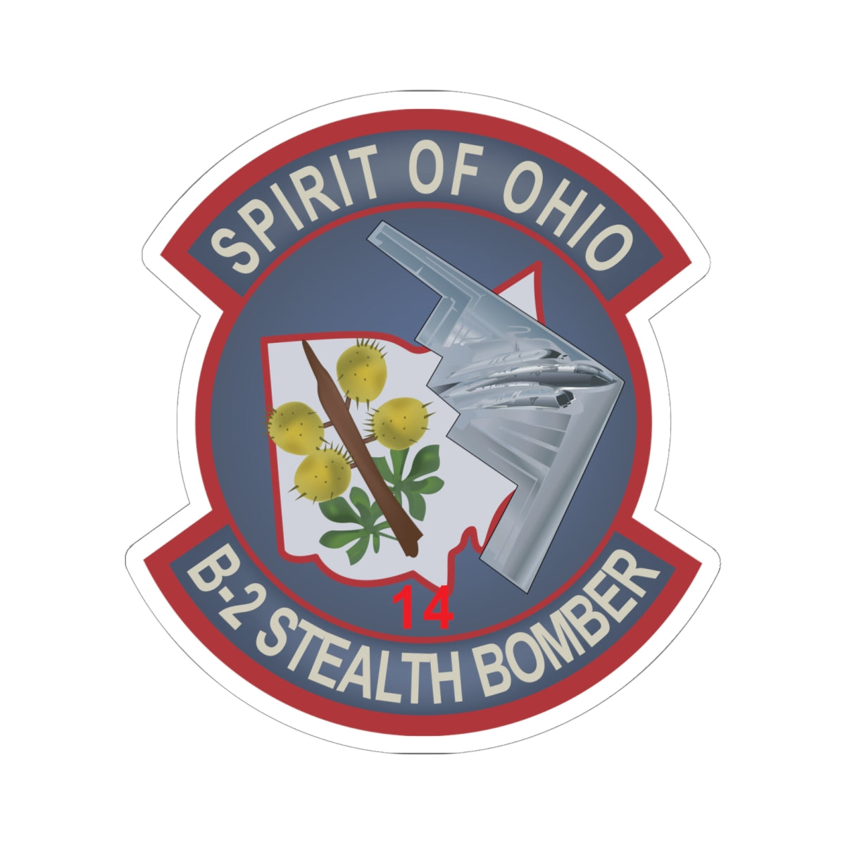 B-2 Spirit of Ohio Stealth Bomber Stickers | Premium USAF Decals – Air ...